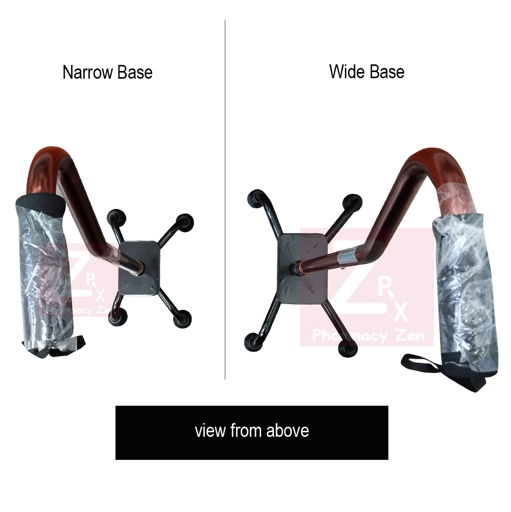 Zen Pharmacy | Walking Stick Quad Cane Wide/Narrow Base