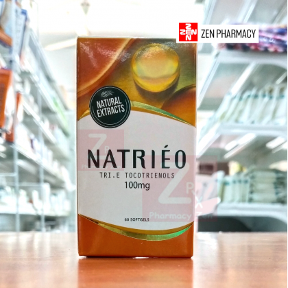 Zen Pharmacy | Natrieo Tri.E (Vitamin E) Tocotrienols 100mg(60 capsules)