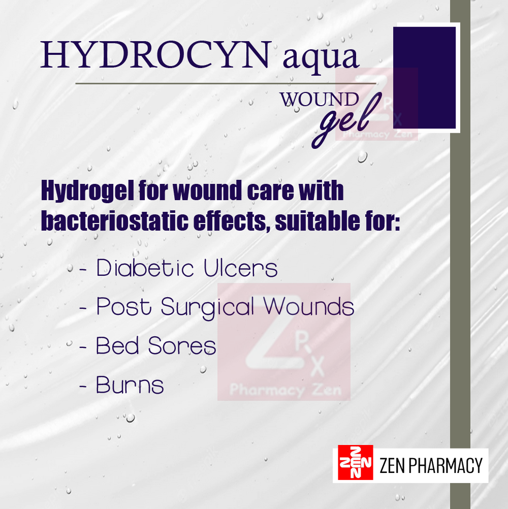 Zen Pharmacy | Hydrocyn Aqua Wound Gel 15g
