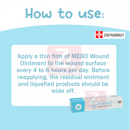 Zen Pharmacy | Mebo Wound Ointment 40g