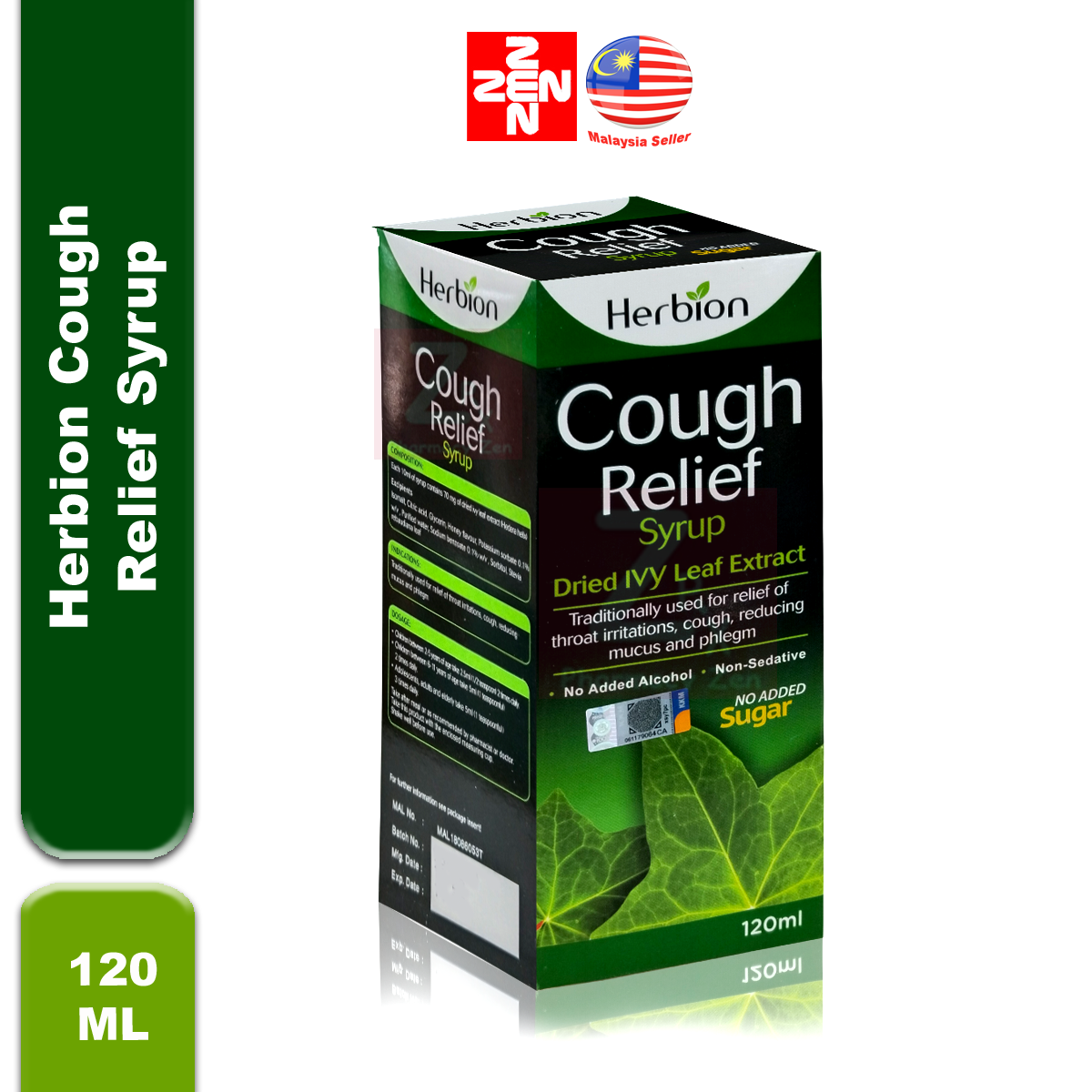 Zen Pharmacy | Herbion Cough Relief Syrup 120ml