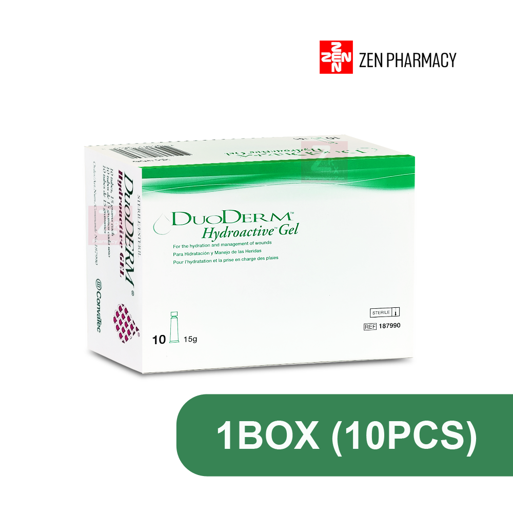 Zen Pharmacy | [1 BOX] Duoderm Hydroactive Gel 15g (10 tubes/box)