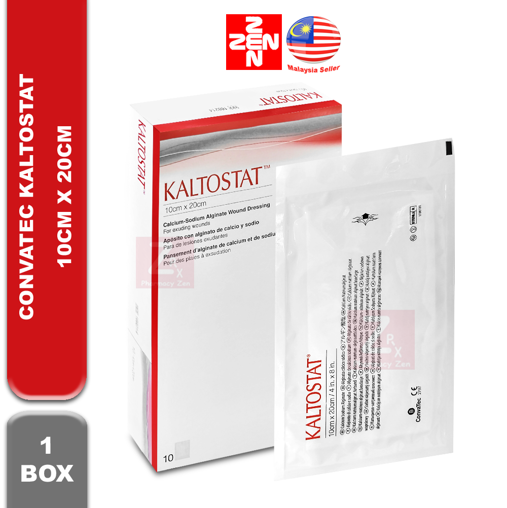 Zen Pharmacy | Convatec Kaltostat 10cm x 20cm (10pc/box)